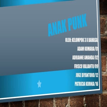 Anak Punk | PPTX