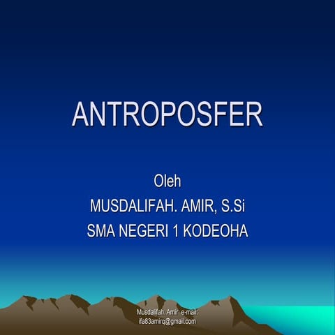 mata pelajaran geografi ANTROPOSFER 2.ppt