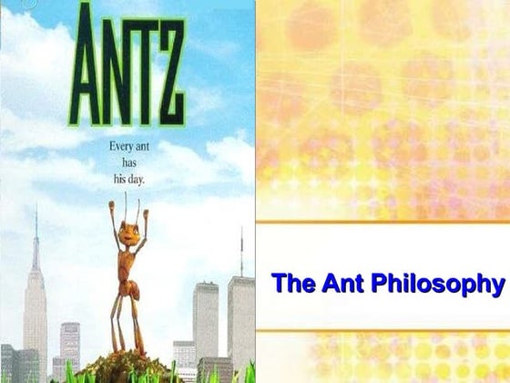 Ant philosophy | PPT