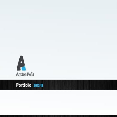 Antton Peña - Spring 2013 | PDF