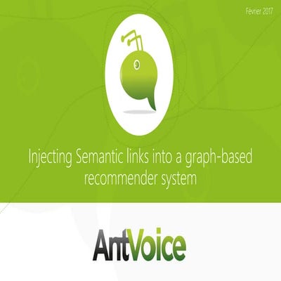 Injecting Semantic Links Into A Graph Based Recommender System Ppt