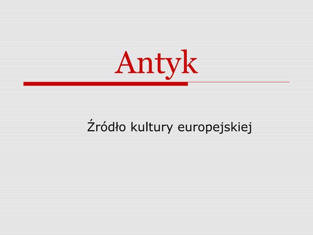 Filozofia starożytna Ia | PPT