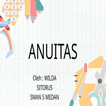 Bunga Majemuk dan anuitas matematika kelas XI | PPTX