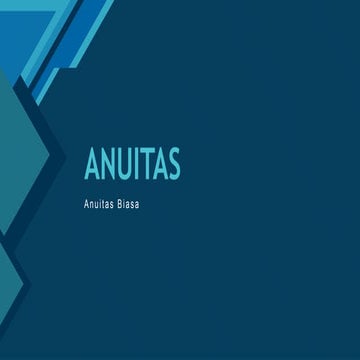 Anuitas biasa, anuitas untuk present value | PPTX