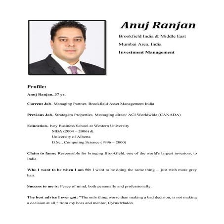Anuj ranjan | PDF | Developmental Sites | Real Estate