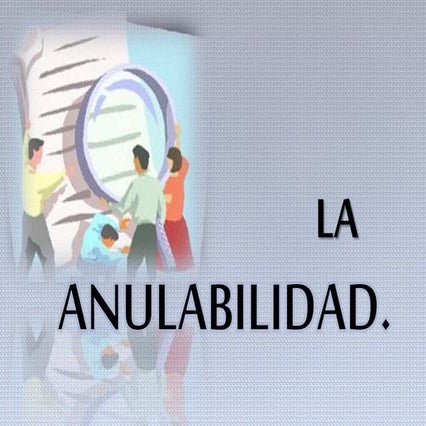Anulabilidad | PPTX