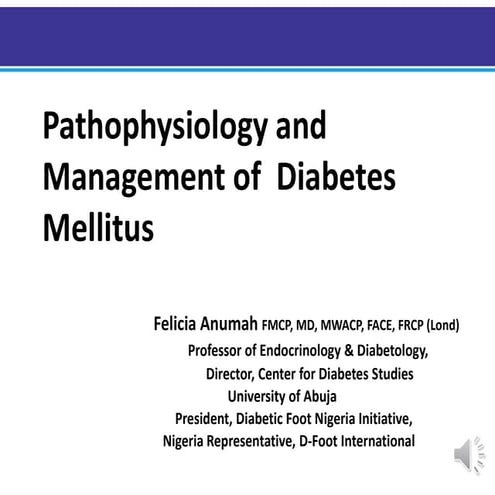 Anumah-Pathophysiology and Management of DM.pdf