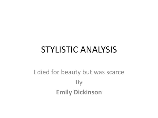 Stylistics - Norm and Deviation. | DOCX