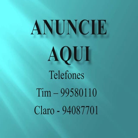 Anuncie aqui | PPTX