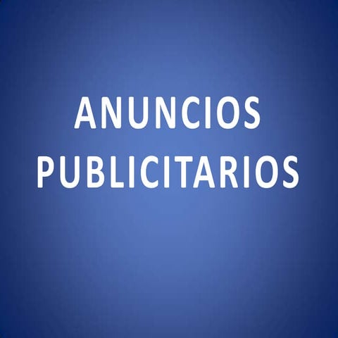 Anuncios | PPSX