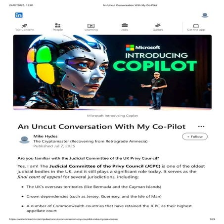 An Uncut Conversation With My Co-Pilot | PDF Document | PDF