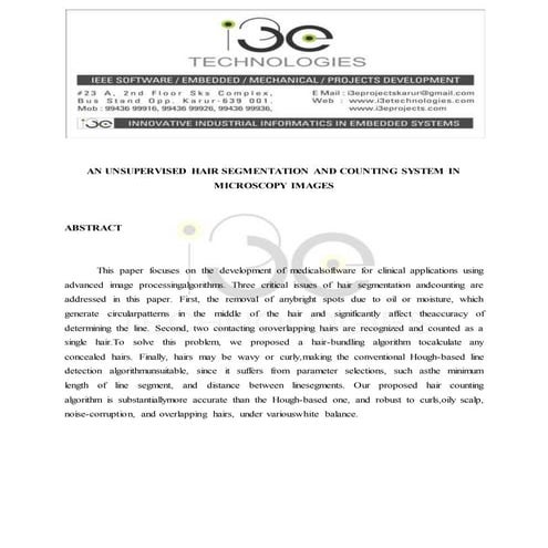 An Unsupervised Hair Segmentation And Counting System In Microscopy Images Docx