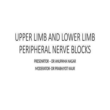 peripheral nerve blocks in Regional anesthesia.pptx