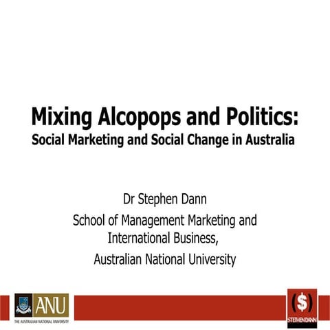 Social Marketing in a Public Health Context | PPT