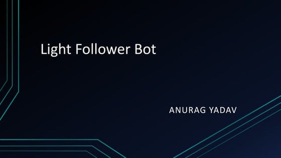 Line follower robot | PPT