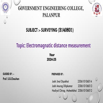 Electromagnetic magnetic distance presentation | PPTX