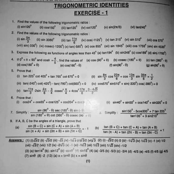 Trigonometry class 10th PYQ 2025 board exam.pdf