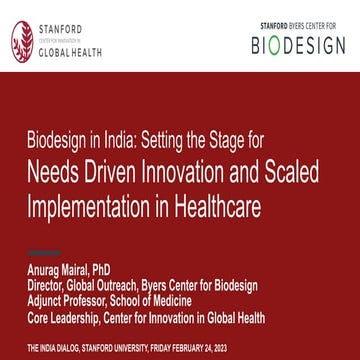 Anurag_Mairal Needs Driven Innovation and Scaled Implementation_# ...