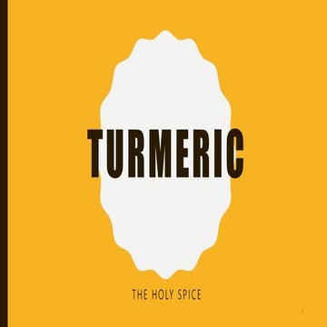 turmeric .spices | PPTX