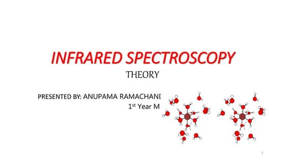 Introduction and Principle of IR spectroscopy | PPT