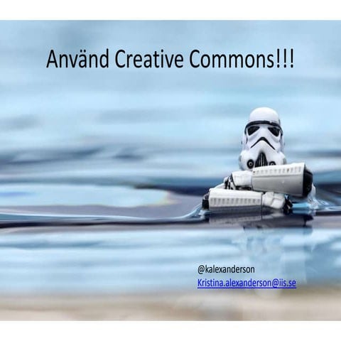 Använd Creative Commons i ABM-sektorn | PPTX | Technology & Computing