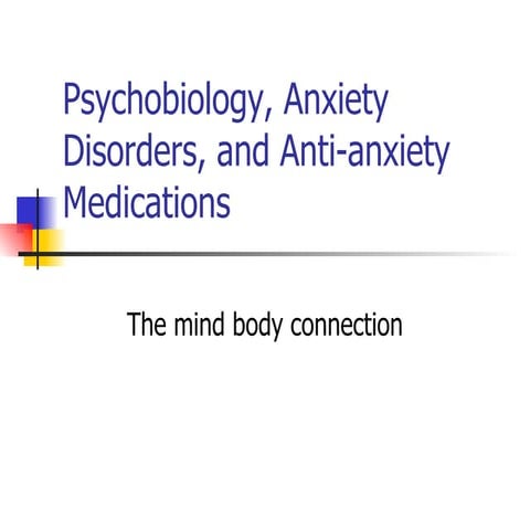 Anxiety Disorder | PPT
