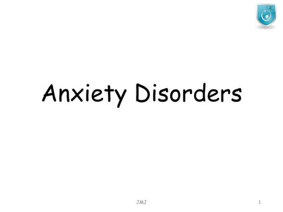Presentation 410 ppt on Anxiety | PPTX