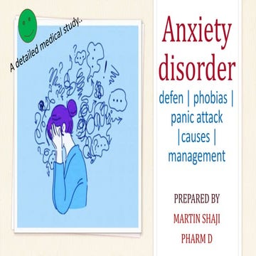 Anxiety disorders DSM-5 | PPT