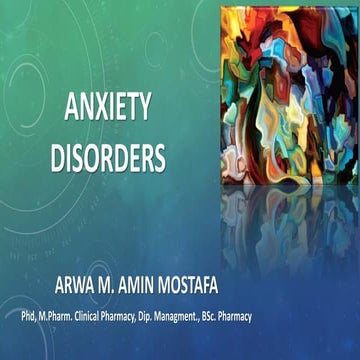 Anxiety disorders DSM-5 | PPT