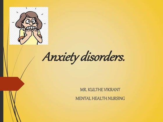 anxiety disorder | PPT