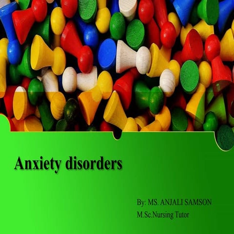 Understanding Managing Anxiety Disorders Pptx