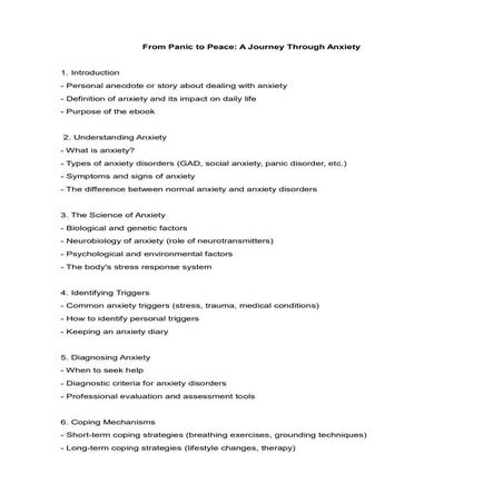 Understanding Anxiety: A Comprehensive Guide | PDF | Free Download