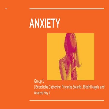 Anxiety | PPTX