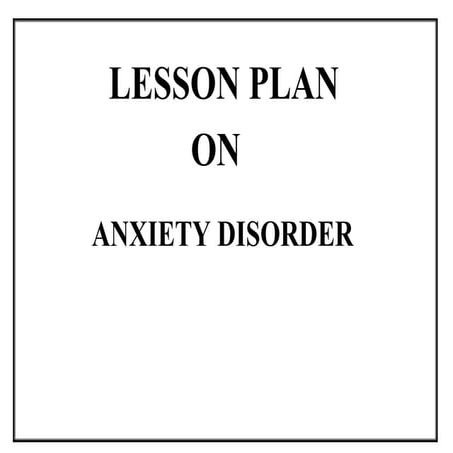 Anxiety Nursing Care Plan | PDF