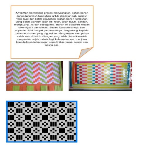 Teknik membuat anyaman