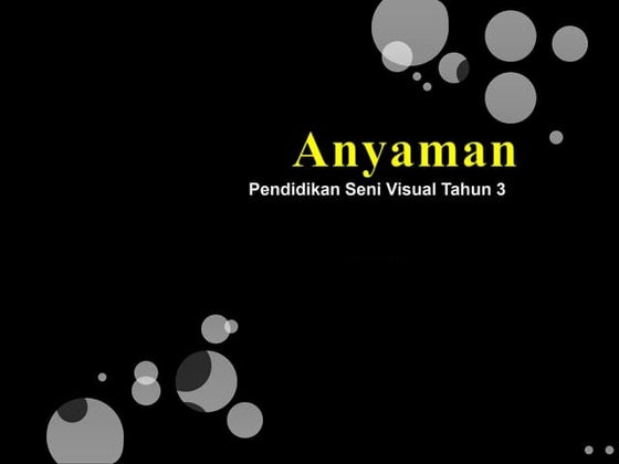 Teknik membuat anyaman | DOCX