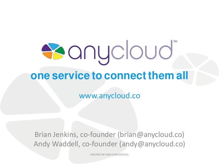 AnyCloud Investor Presentation