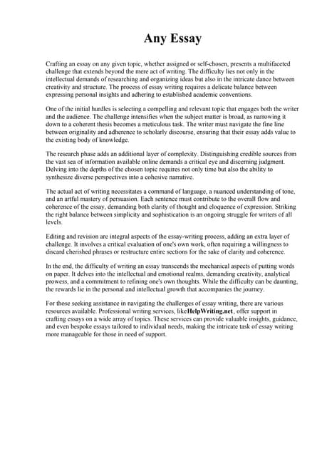 Essay On Importance.pdf