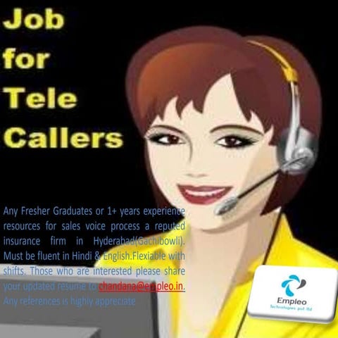 Job for Telecallers | PPT