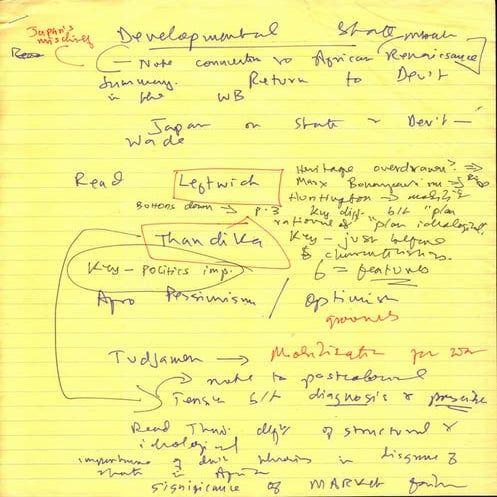 My Lecture Plan on "The Developmental State" | PDF