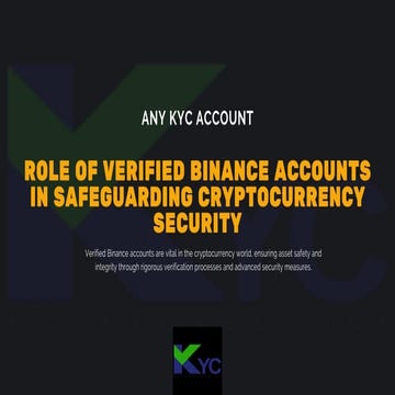 Cryptocurrency Security Reinvented: The Leadership of Verified Binance ...
