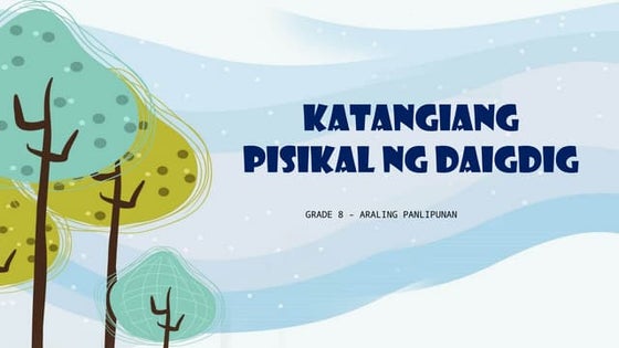 Mga hulma sa yuta og tubig | PDF
