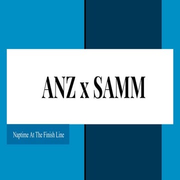 2nd Place Finalist Consulting Case Competition for ANZ x TBWA x UniMelb ...