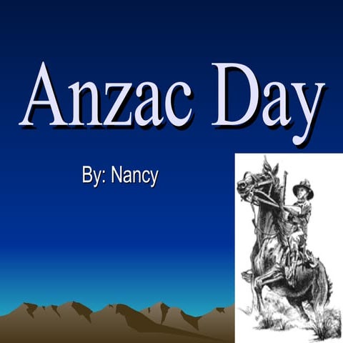 Anzac Day | PPT