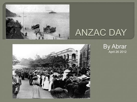 Anzac day | PPT