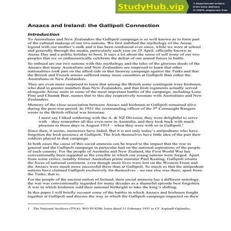 Anzacs and Ireland the Gallipoli Connection.pdf
