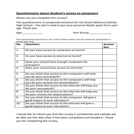 Ao2 computer and internet access questionnaire | DOCX