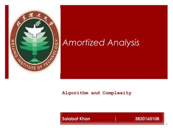 Amortized complexity | PDF