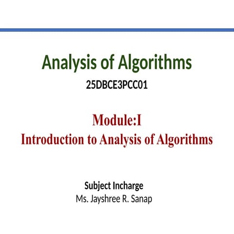 AOA_Module-1_ Introduction to Algorithm.pptx