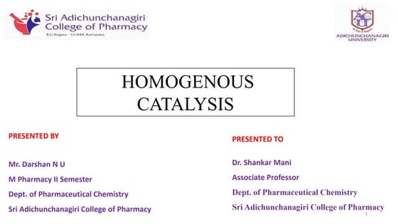 4. Wilkinson's Catalyst | PPT